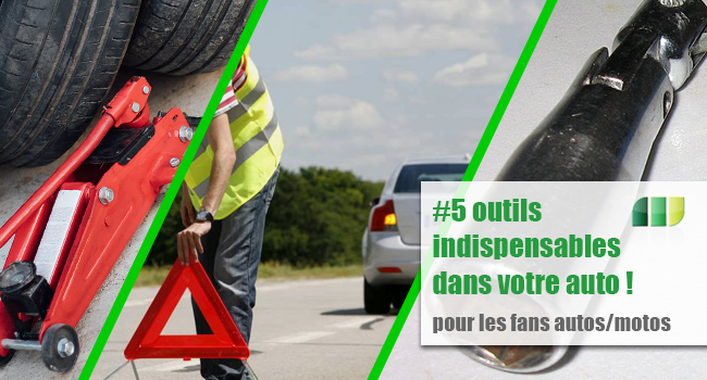 Les 5 outils indispensables dans votre coffre de voiture Les 5 outils indispensables dans votre coffre de voiture